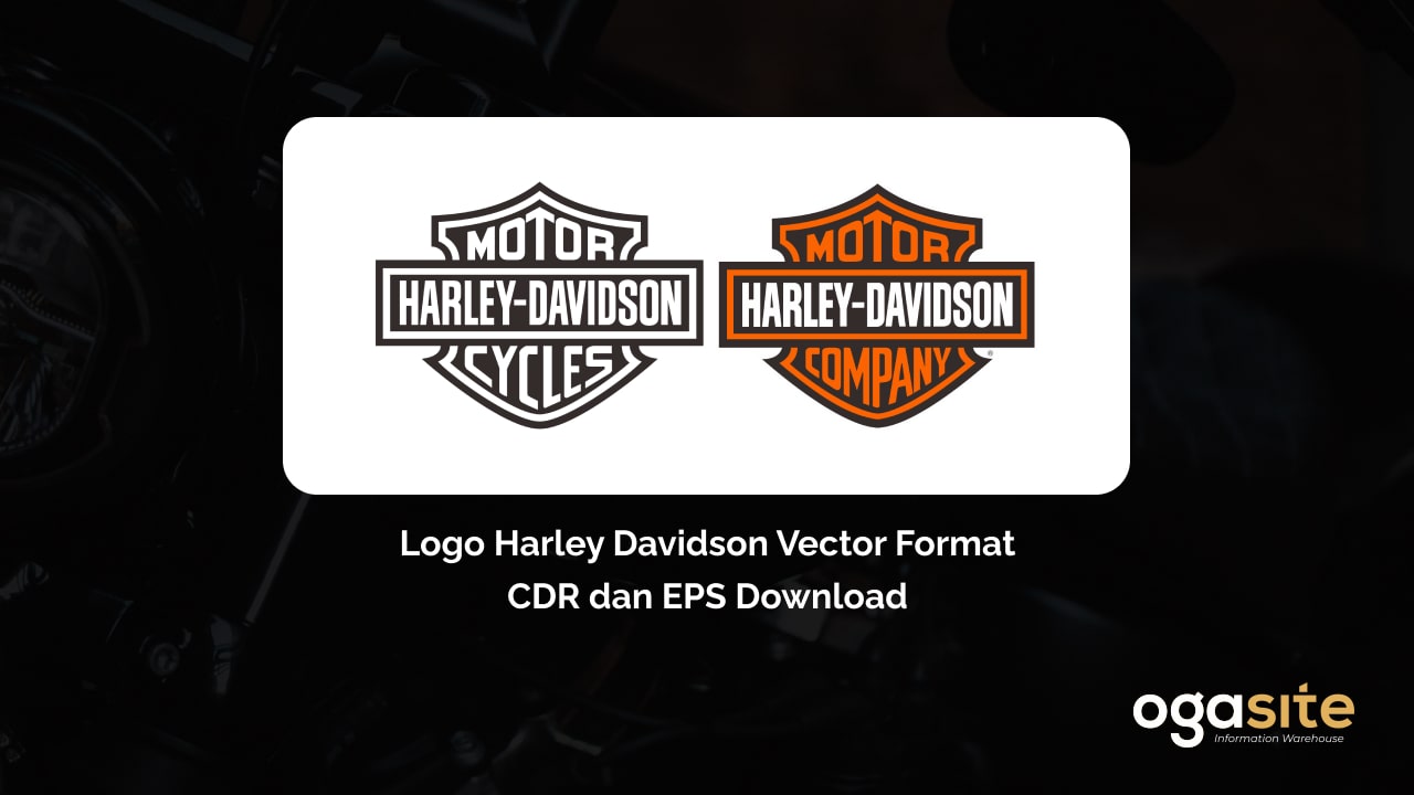 Logo Harley Davidson Vector Format CDR dan EPS Download